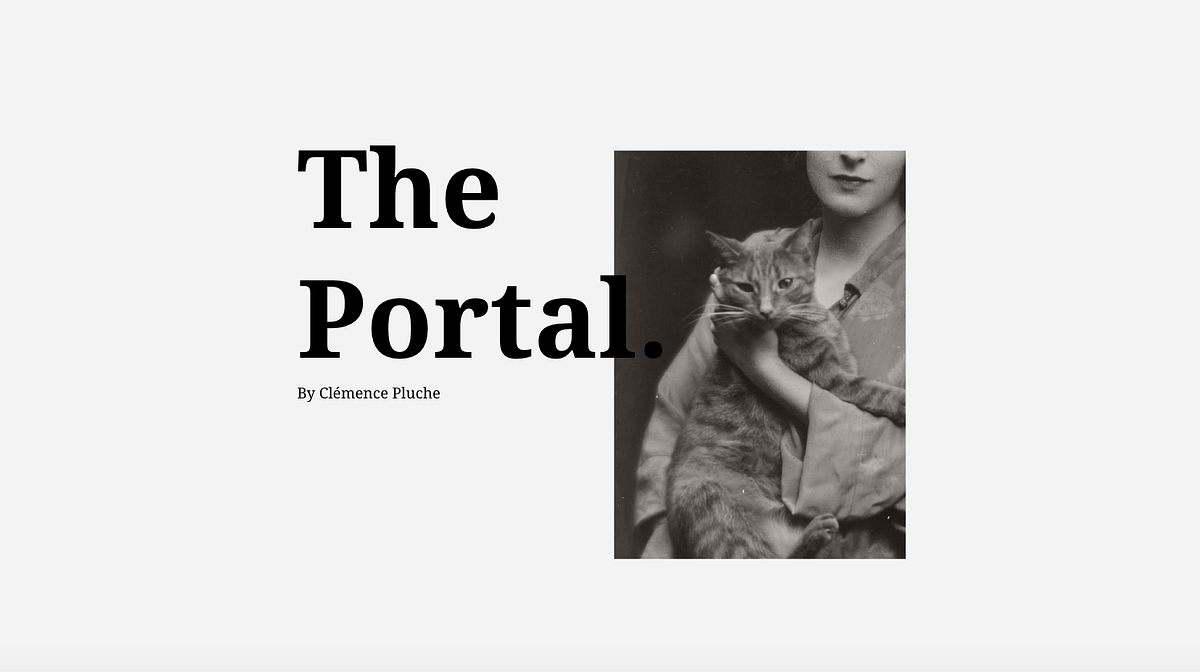 THE PORTAL. There are a few crooked slats that make… | by Clémence ...