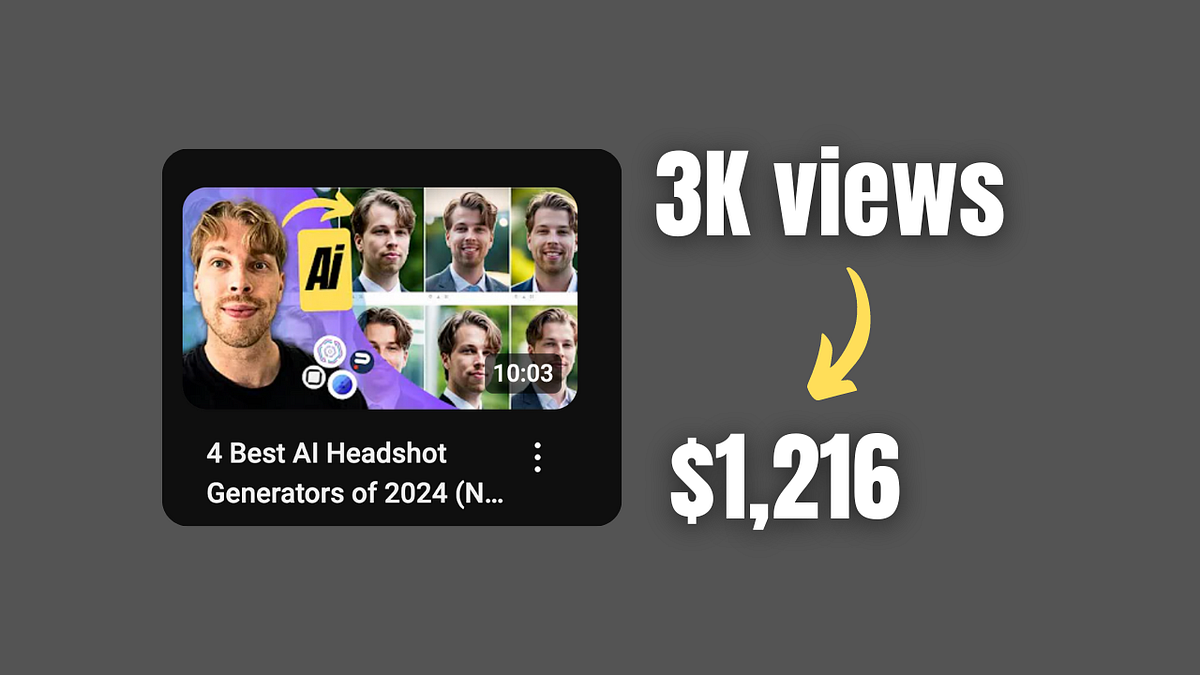 This “dead” AI video makes me $350/month | by Artturi Jalli | Medium