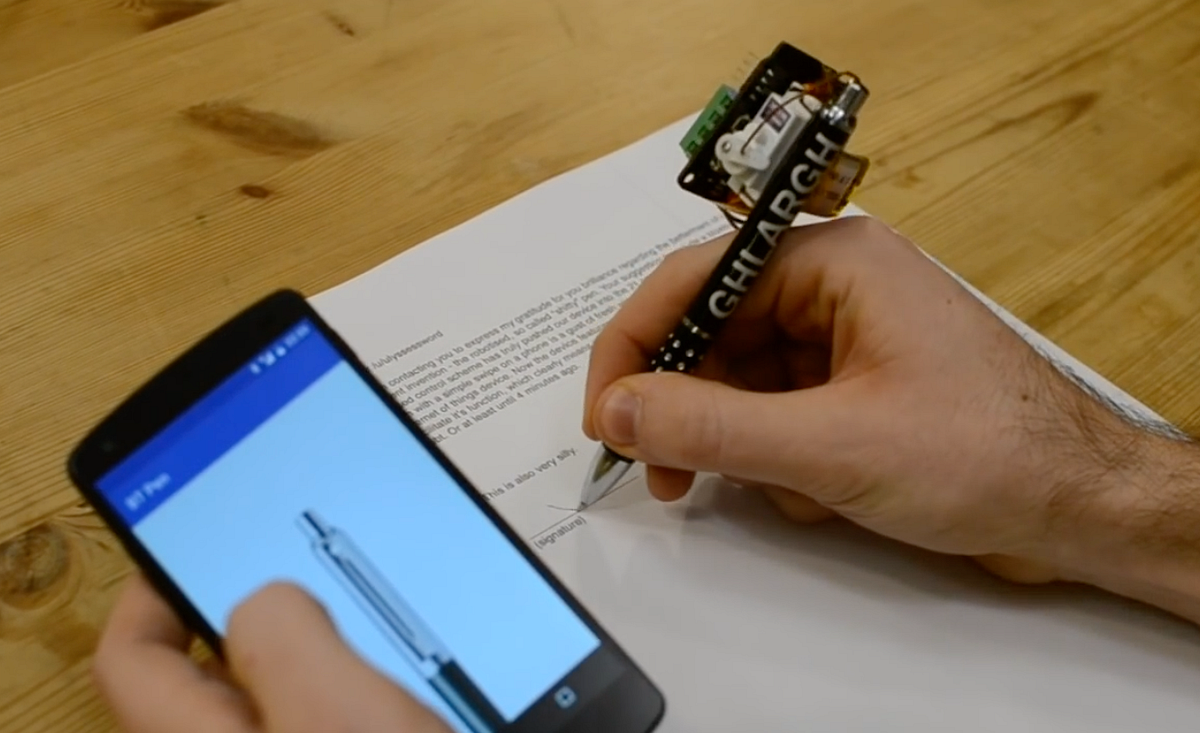 The Bluetooth-Enabled, Voice-Controlled Pen of the Future | by Hackster ...