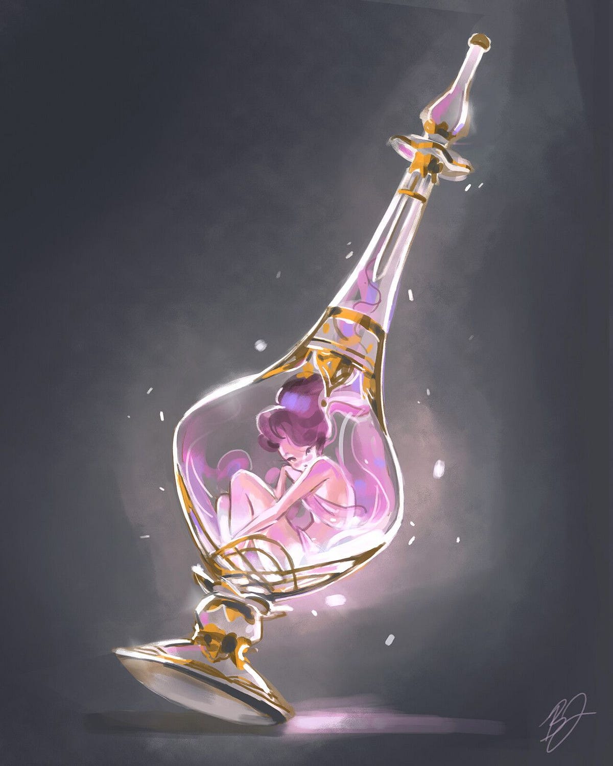 Inside a Perfume Bottle. Once upon a tim, one day my sister… | by Rola ...