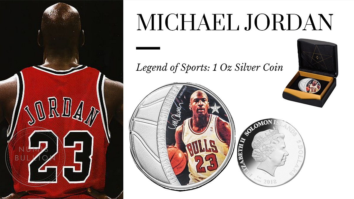 Michael Jordan 1 oz Silver Coin. On 17 February 1963, a legend was born ...