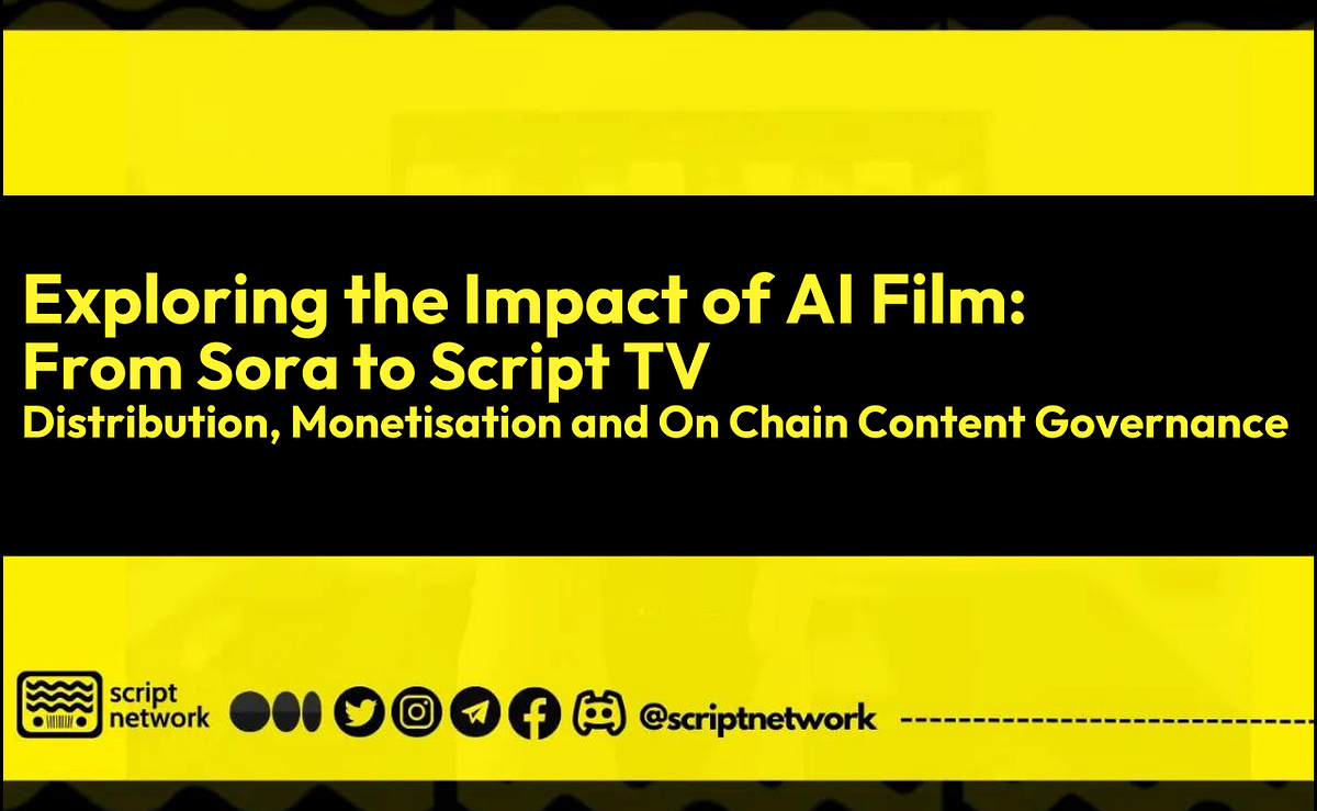 Exploring the Impact of AI Film: From Sora to Script TV | by Script Network | Script Network ...