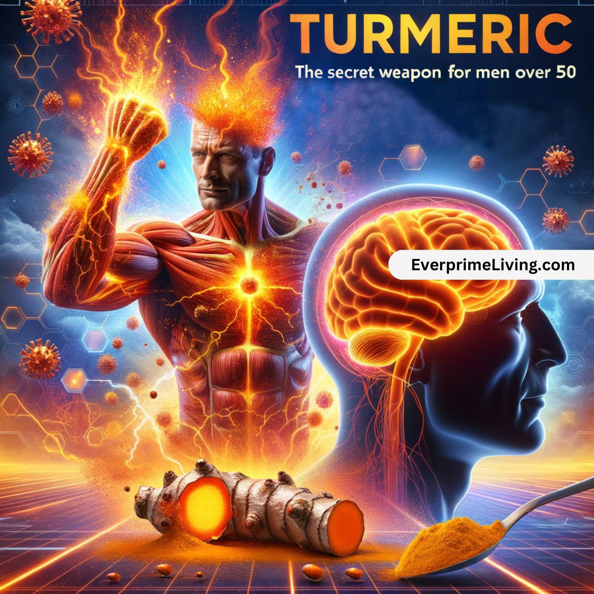 Turmeric: The Secret Weapon for Men Over 50 to Crush Inflammation and Boost Brain Power | by ...