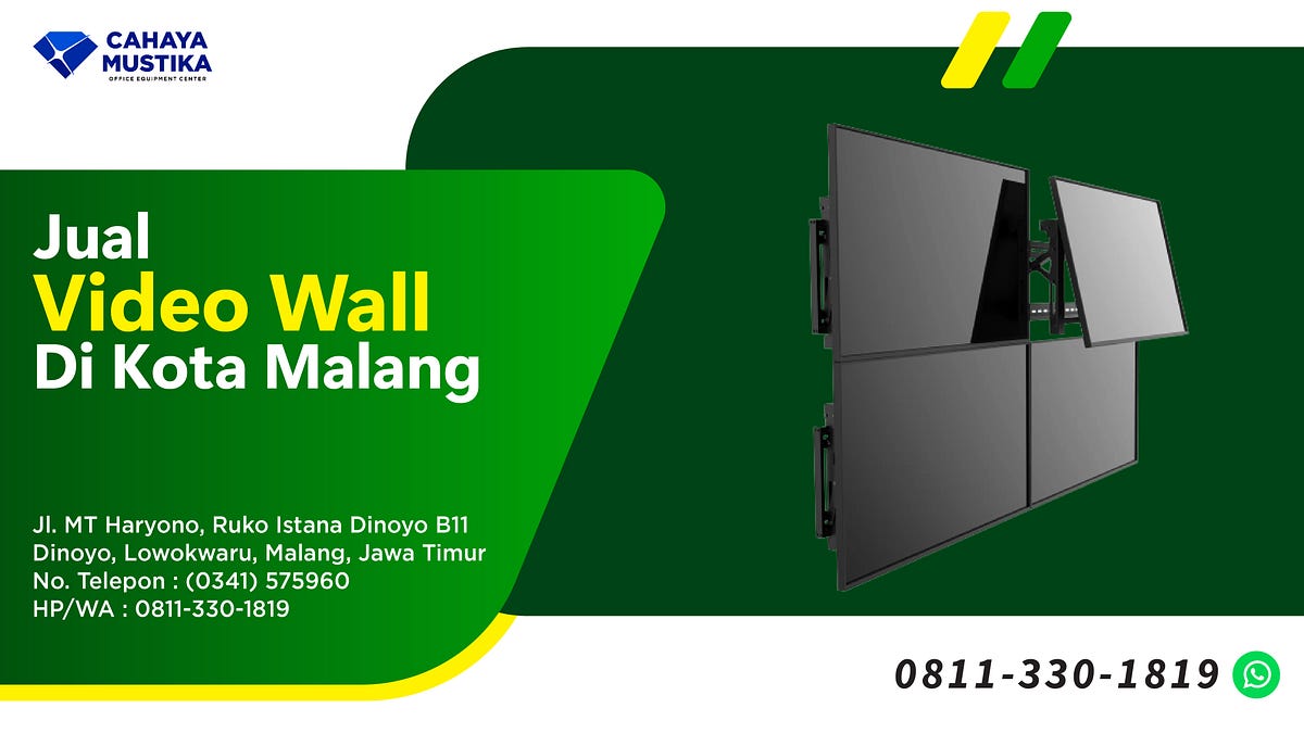 WA 0811 330 1819, Jual Video Wall 3X1 di Kota Malang | by Jual Vidwall ...