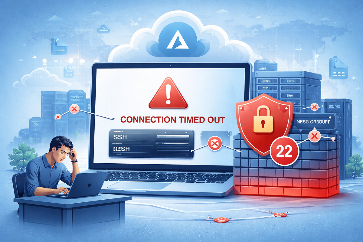 SSH Connection Timed Out on Azure VM? Fix the NSG Blocking Port 22 | by ...