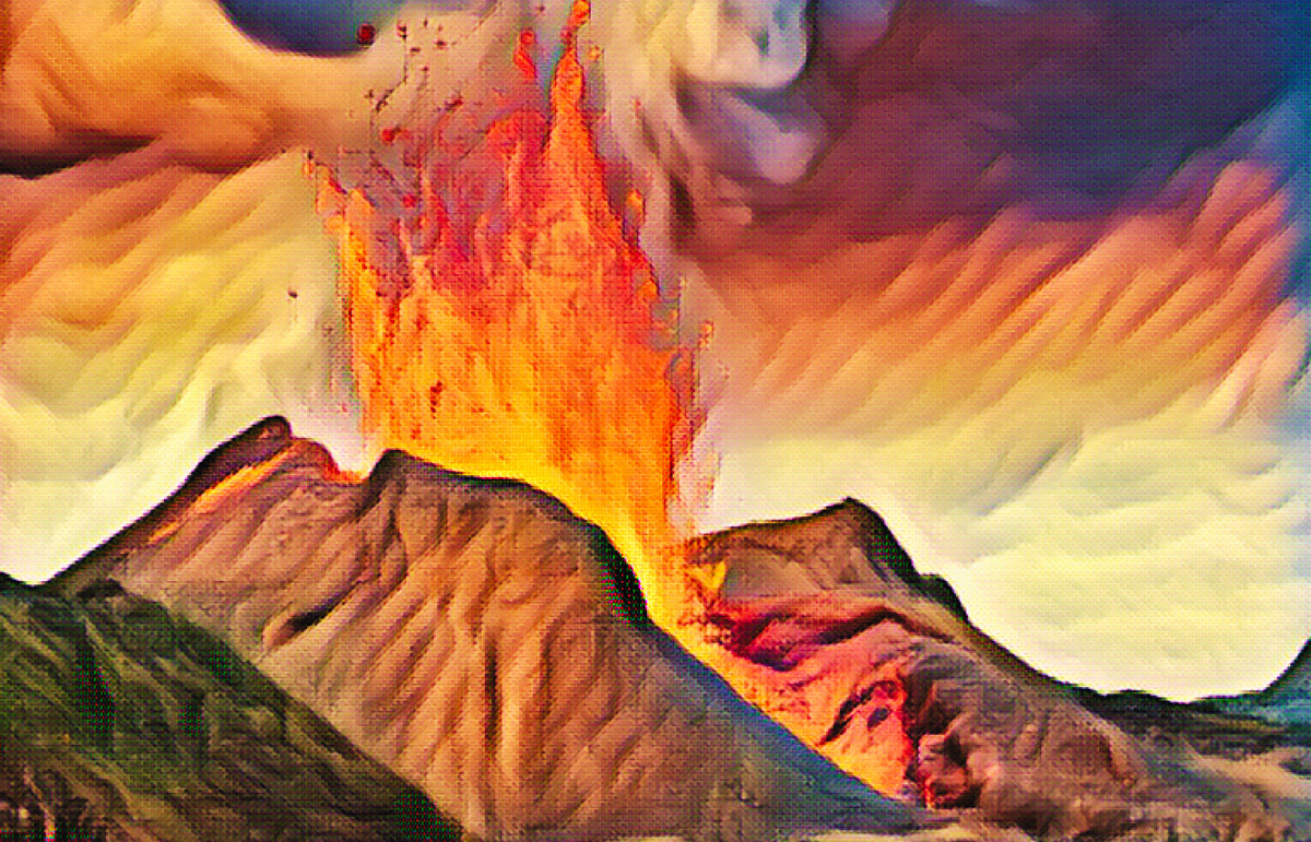 Volcano Stomach. And molten lava waves of fatigue | by Kelley Murphy ...