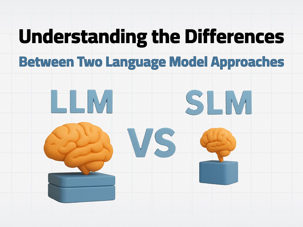 Understanding the Differences Between Two AI Language Model Approaches (LLM & SLM) | by Choirul ...