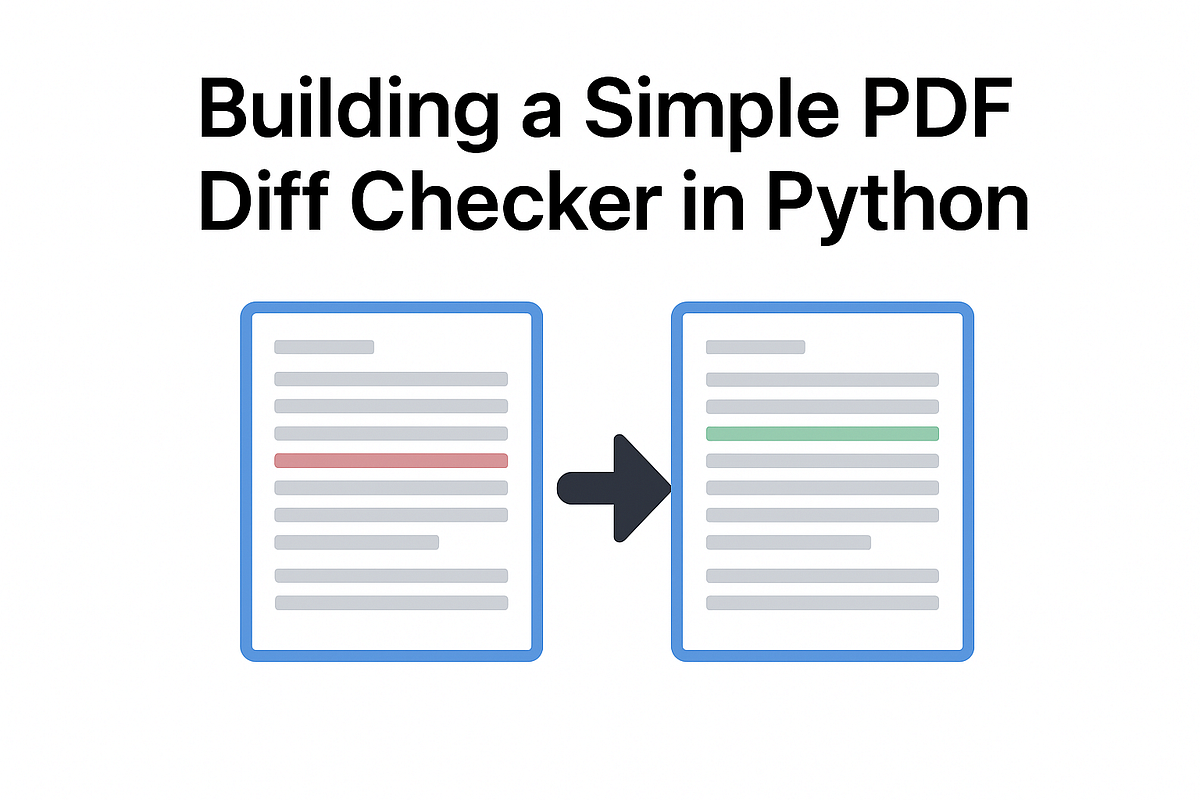 Building a PDF Diff Checker in Python: Text and Visual Differences | by Sergey Kovalchuk | Medium