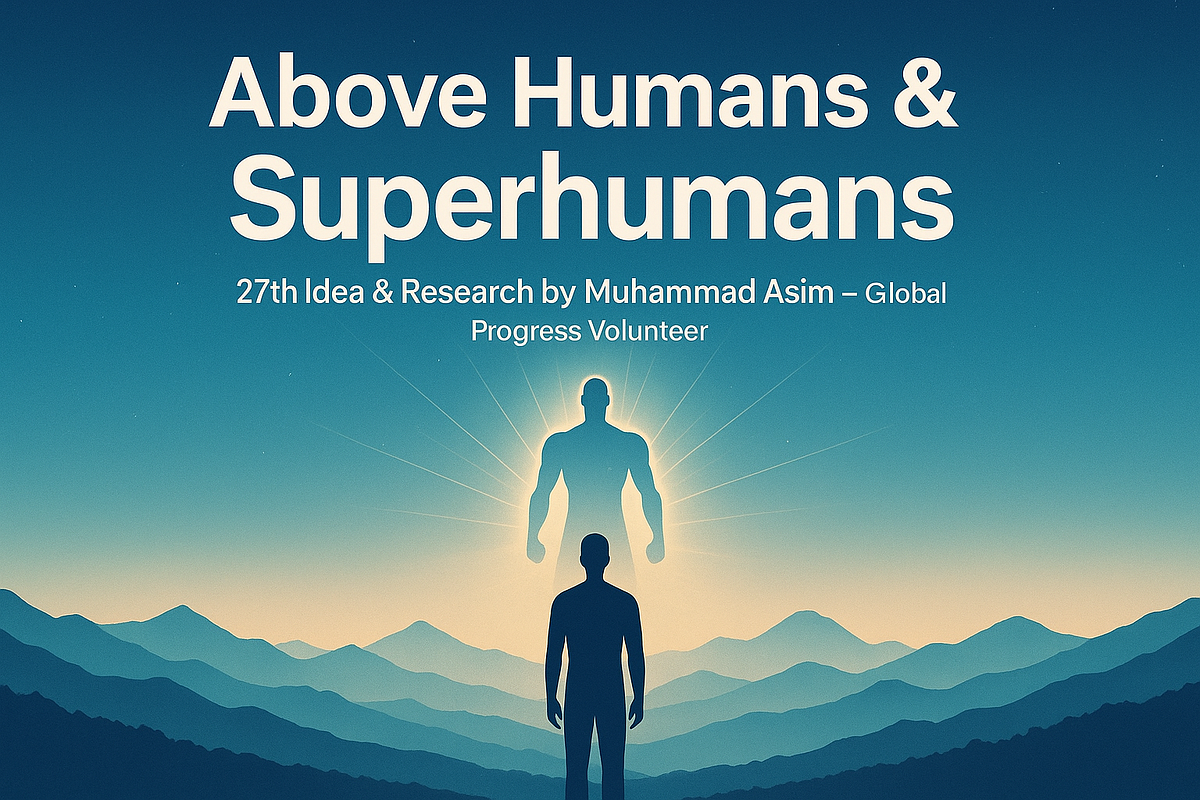 global progress27th Idea & Research — Above Humans & Superhumans | by ...
