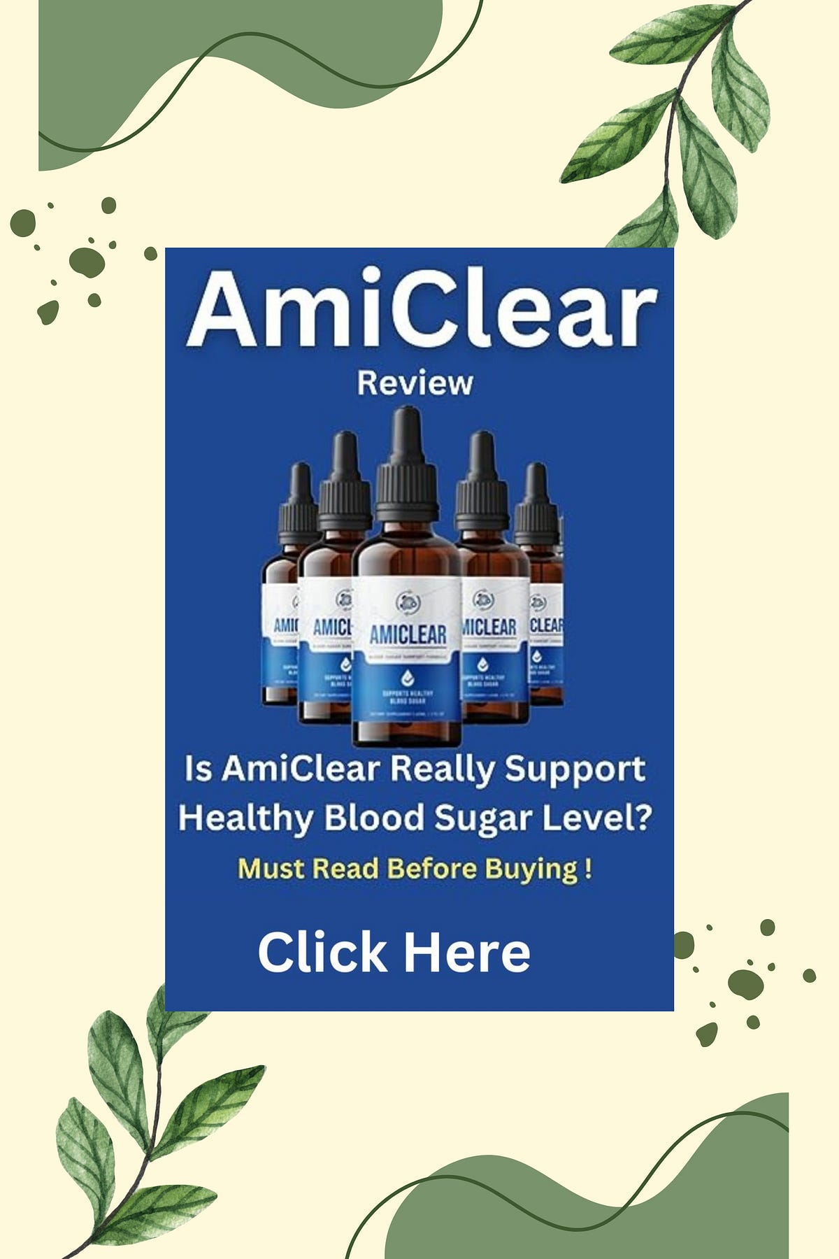 AMICLEAR Managing Diabetes Naturally Castleberry Alabama | by Managing ...
