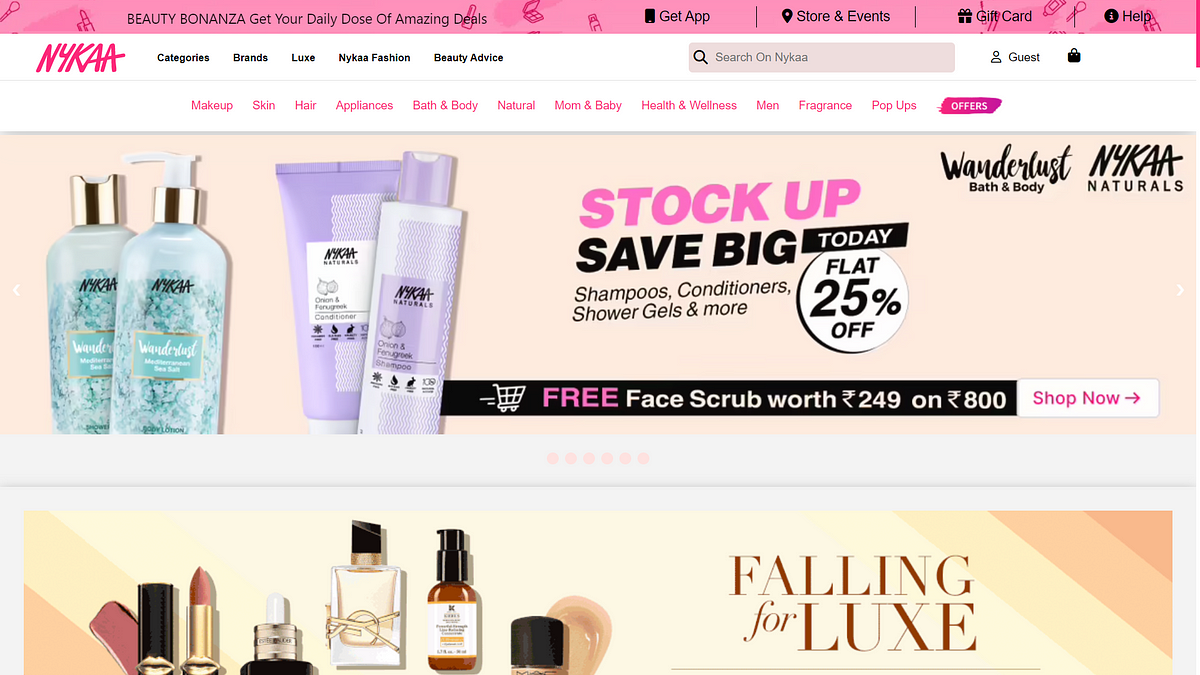 Nykaa Clone Using Html Css And Javascript By Shivani Kumari Medium 7489