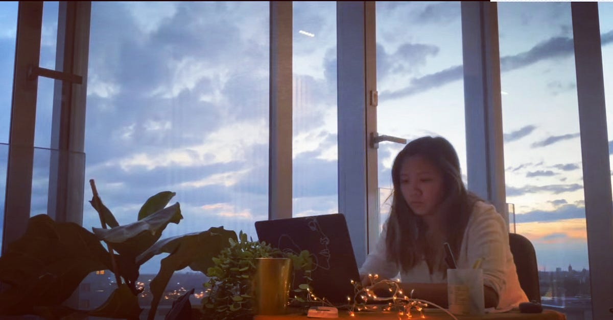 Sunday Evening, Golden Hour. The best time to boost our productivity ...