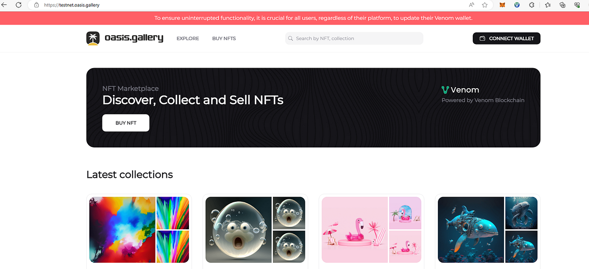 Oasis Gallery? It’s what ?. Oasis.gallery is an NFT buying and… | by ...