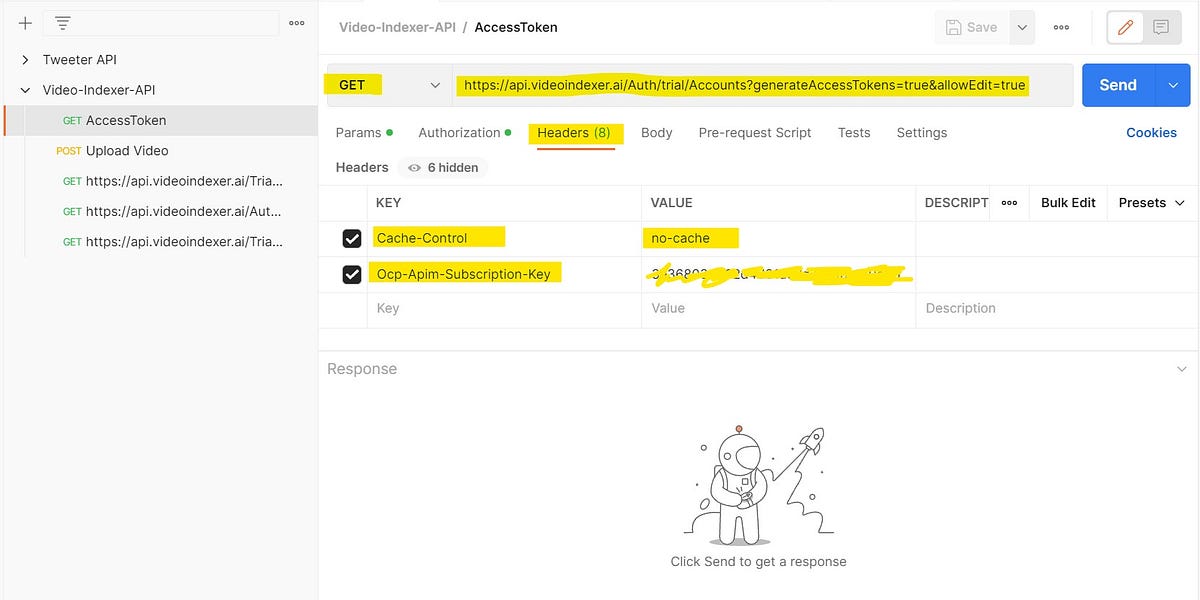 Automate Azure Video Indexer API using Postman | by AI on Medium | Medium
