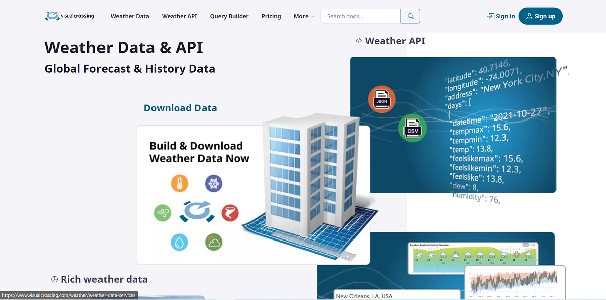 Extracting historical weather data of any location for your data ...