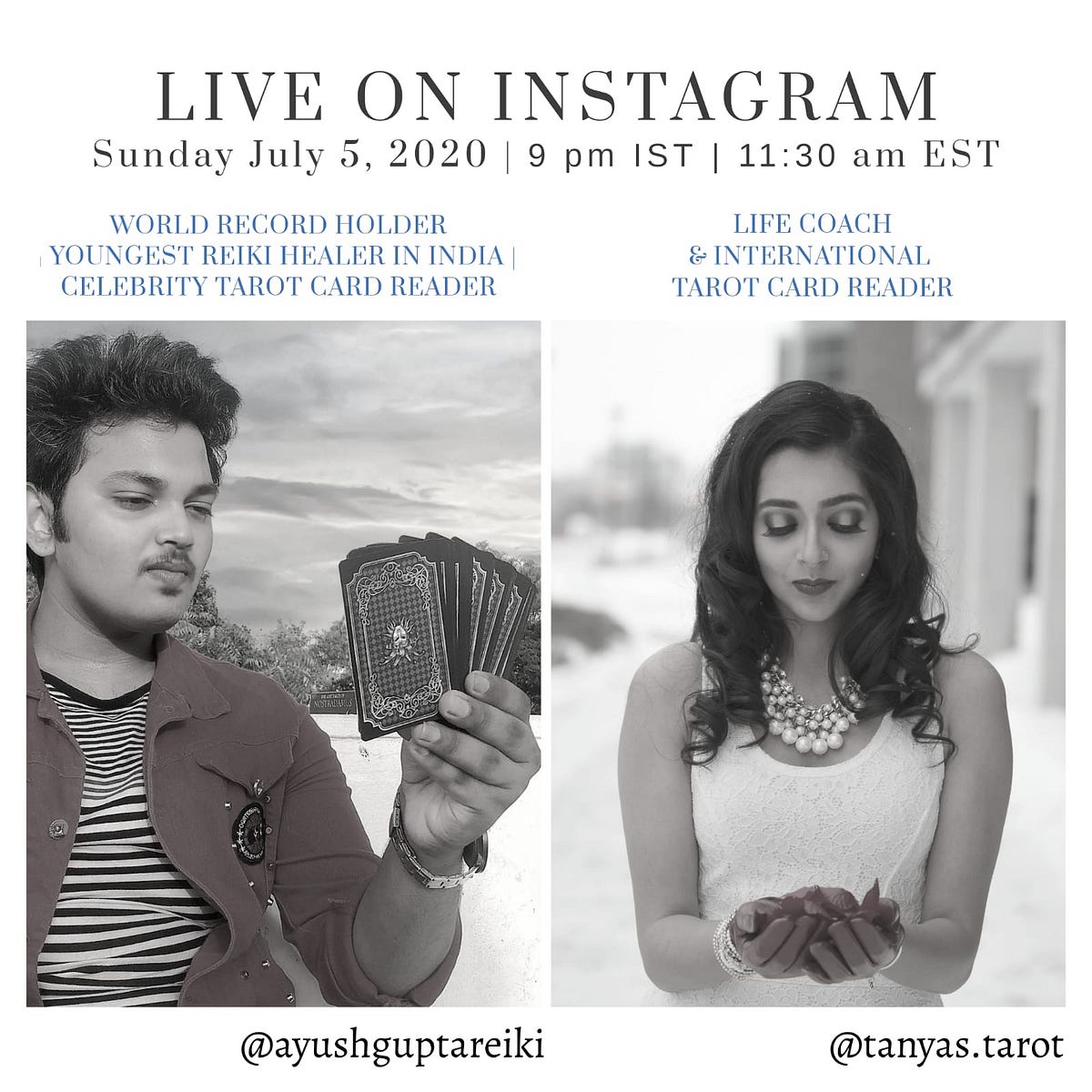 Healing Through Reiki and Tarot – Instagram Live with Tanya Verma and ...