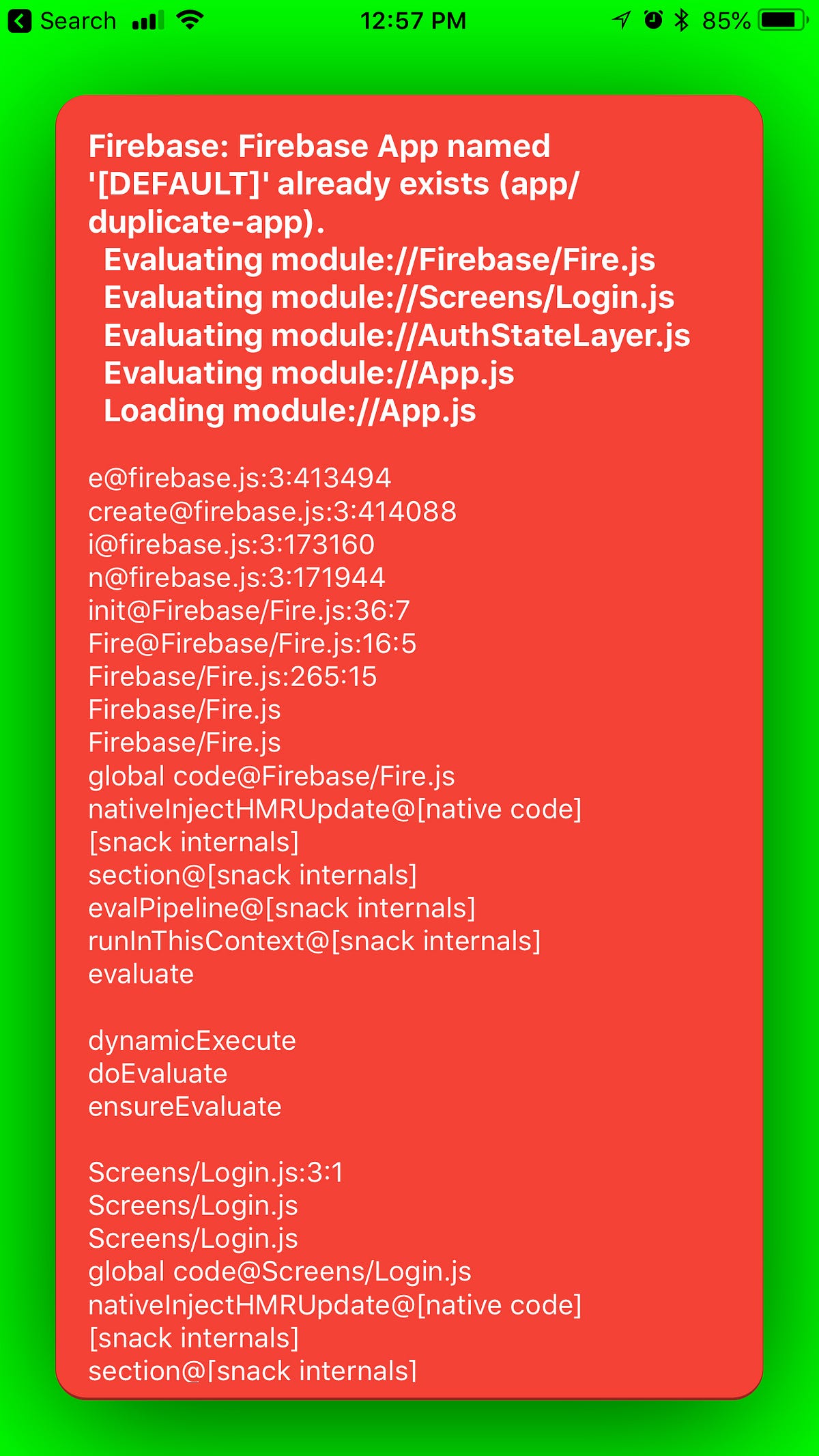 Using Web Firebase SDK in Expo Snack | by Evan Bacon | Exposition