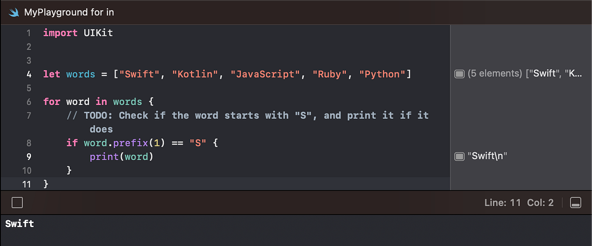 作業#33 — Swift 的 for loop 迴圈練習題. 作業來源：Swift 的 for loop 迴圈練習題 — 請 ChatGPT… | by Pei-chi | 彼得潘的 ...