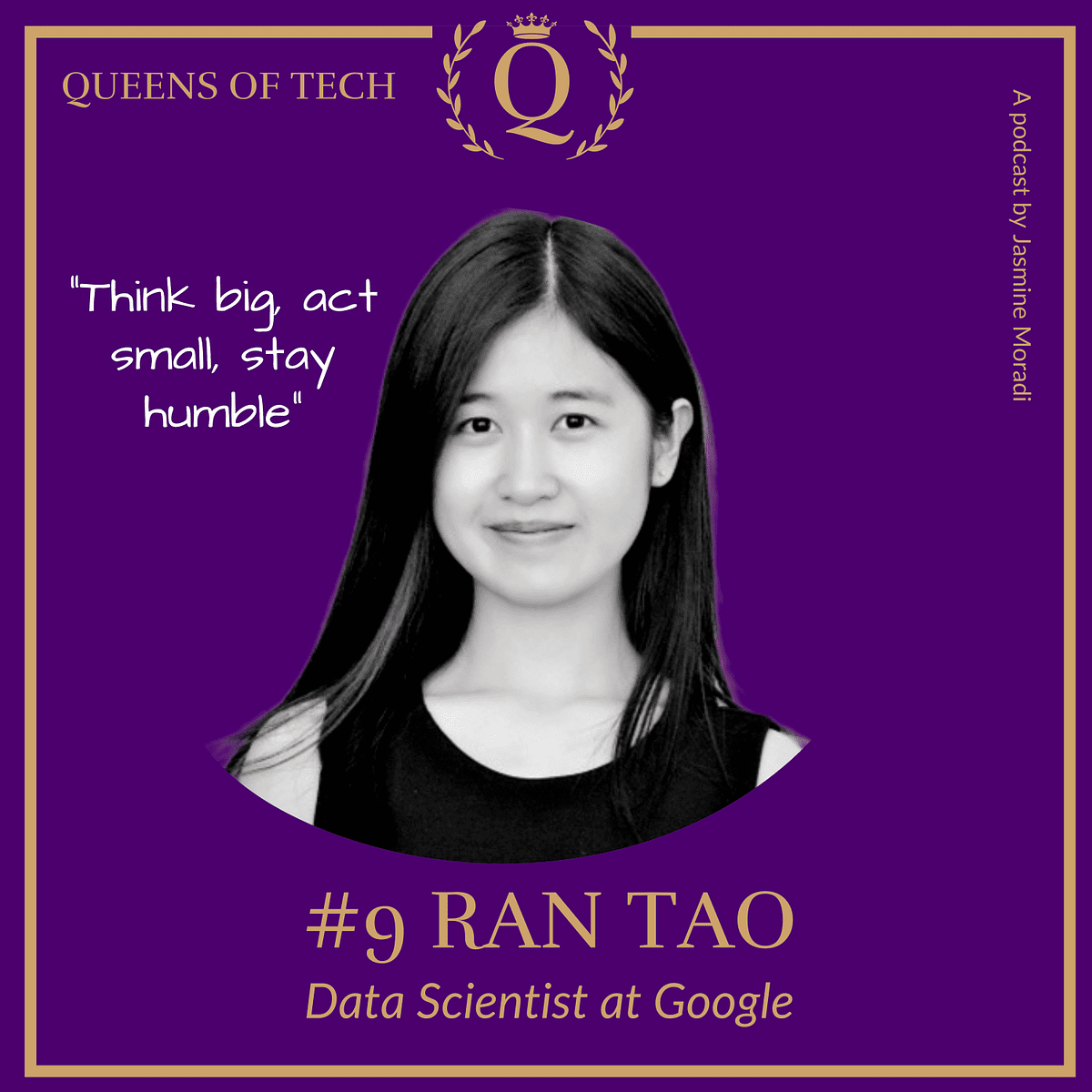 Women in Tech: Ran Tao — Data Scientist at Google | Queens of Tech Podcast | by Jasmine Moradi ...