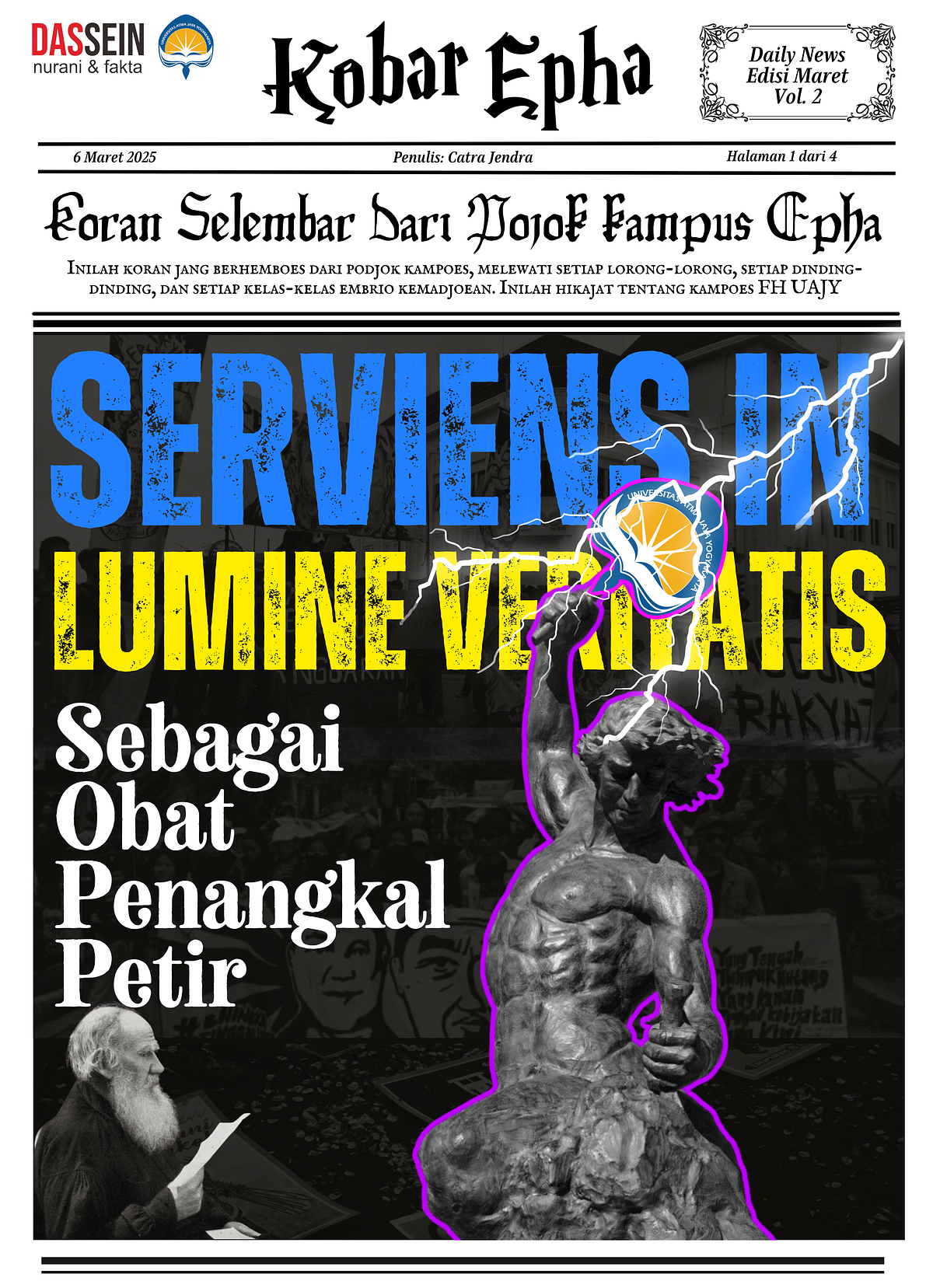 Serviens in Lumine Veritatis Sebagai Obat Penangkal Petir - LPM das Sein - Medium