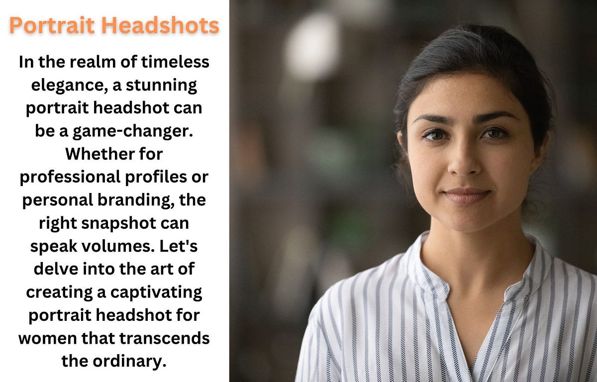 Crafting the Perfect Portrait Headshot for Women | by Maacc Retouch ...