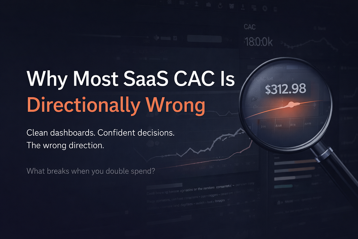 Why Most SaaS CAC Is Directionally Wrong | by Rohit Gupta | Jan, 2026 ...