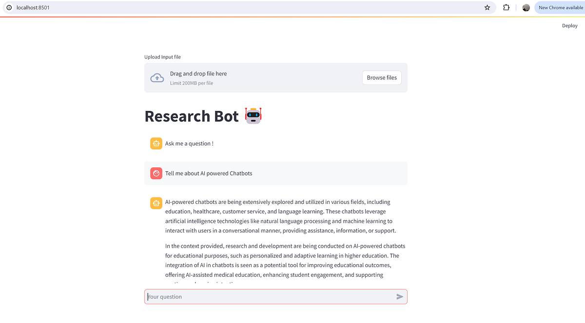 RAG Chatbot using ChromaDB, LlamaIndex and Streamlit | by Sindhu Madicherla | Medium