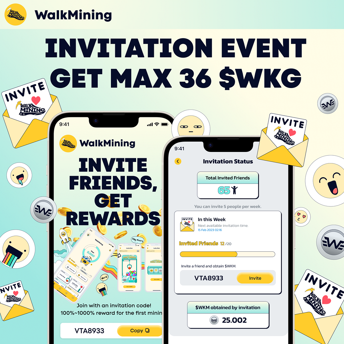 💌 WalkMining Invitation Event (Ended) | by WalkMining | Medium
