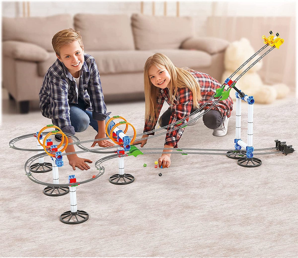 Quercetti Skyrail League Marble Run - Curiouskidzz - Medium