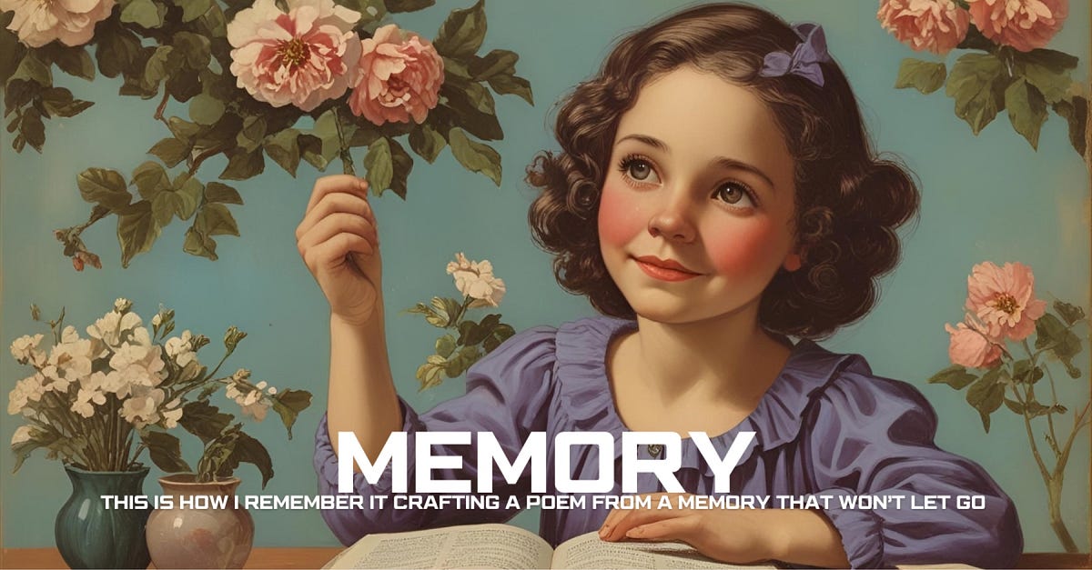 This Is How I Remember It Crafting a Poem from a Memory That Won’t Let ...