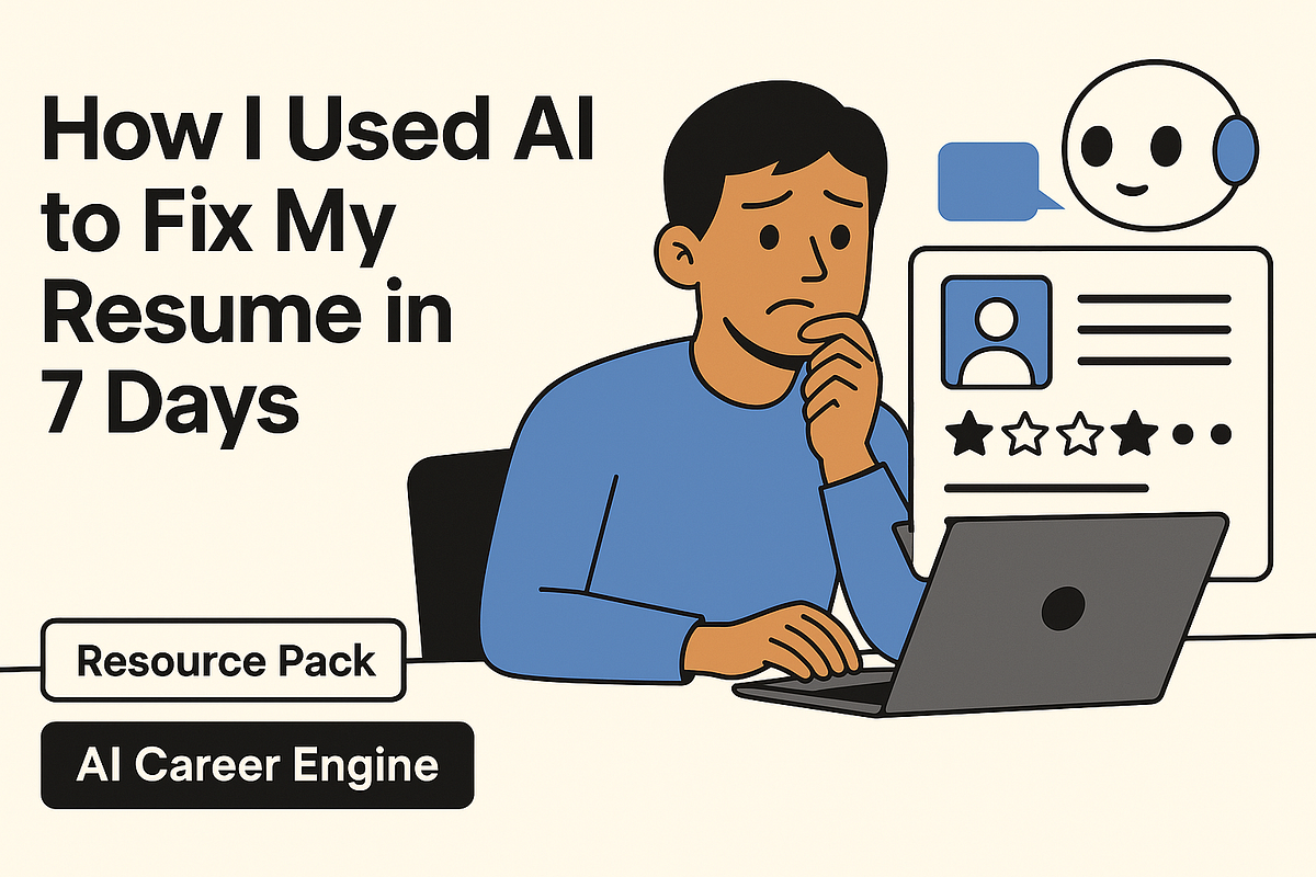 How I Used AI to Fix My Resume in 7 Days (And Start Getting Calls) | by ...