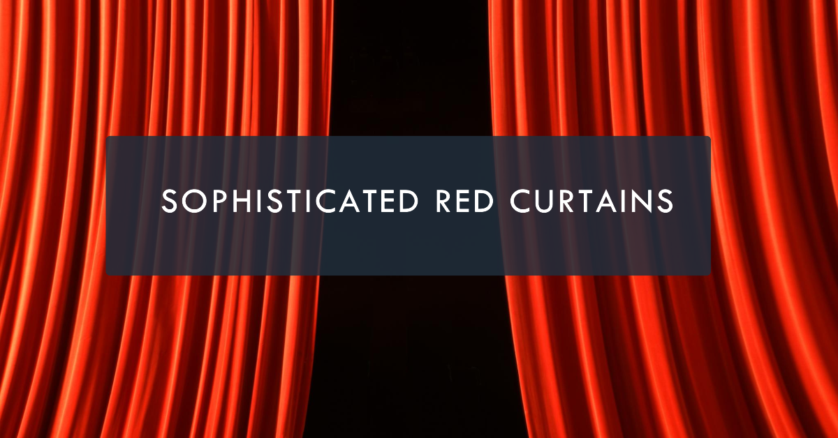Red Curtains: Timeless Elegance for Your Home Decor | by Voila ...