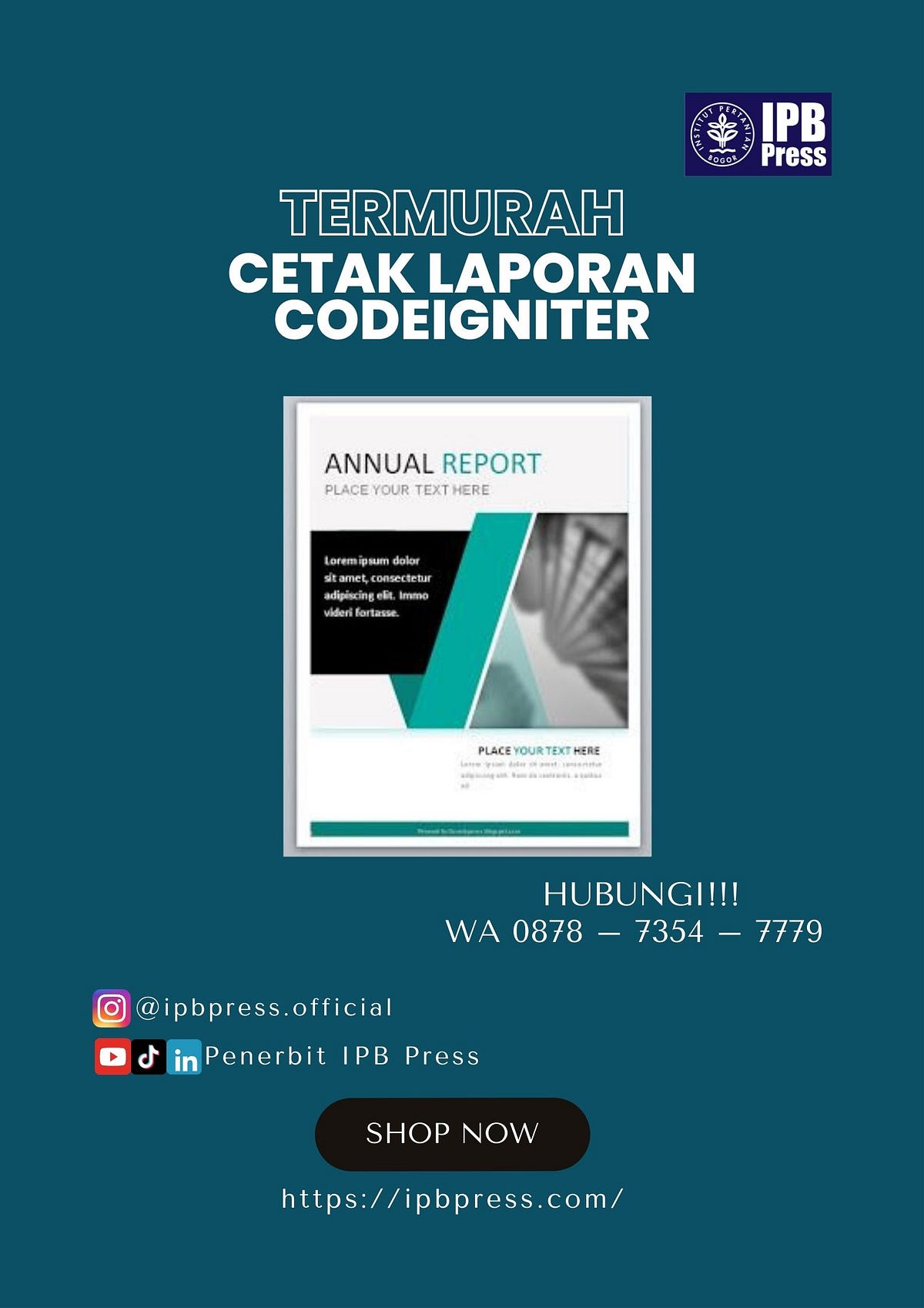 TERMURAH, WA 0878–7354–7779, Cetak Laporan Codeigniter - Cetakbukutulis ...