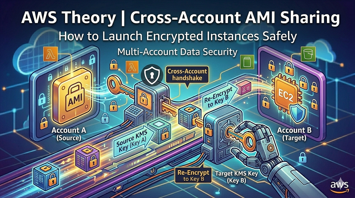 AWS Theory | Cross-Account AMI Sharing: How to Launch Encrypted ...