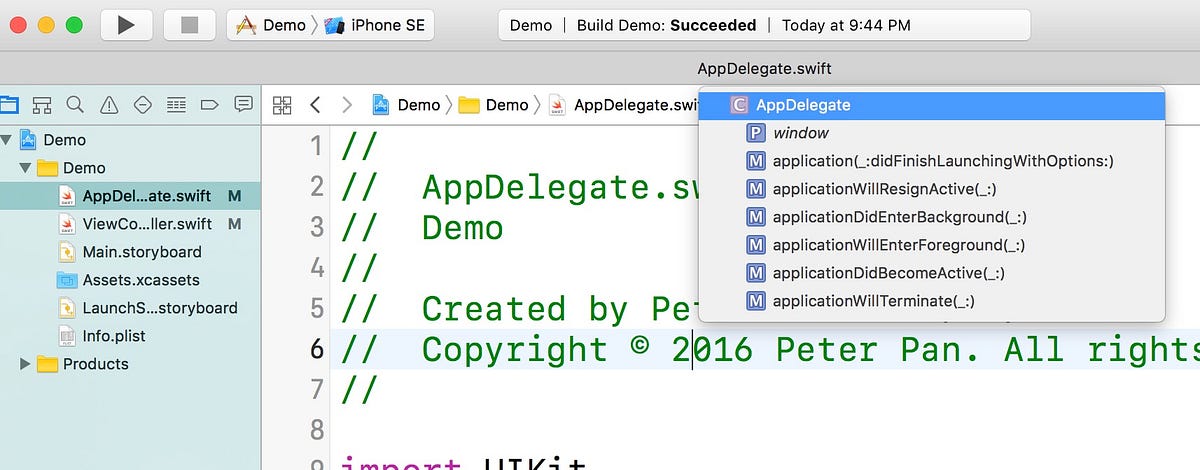 Xcode Jump Bar 隱藏的搜尋密技. 點選 Xcode 的 Jump… | by 彼得潘的 iOS App Neverland | Medium