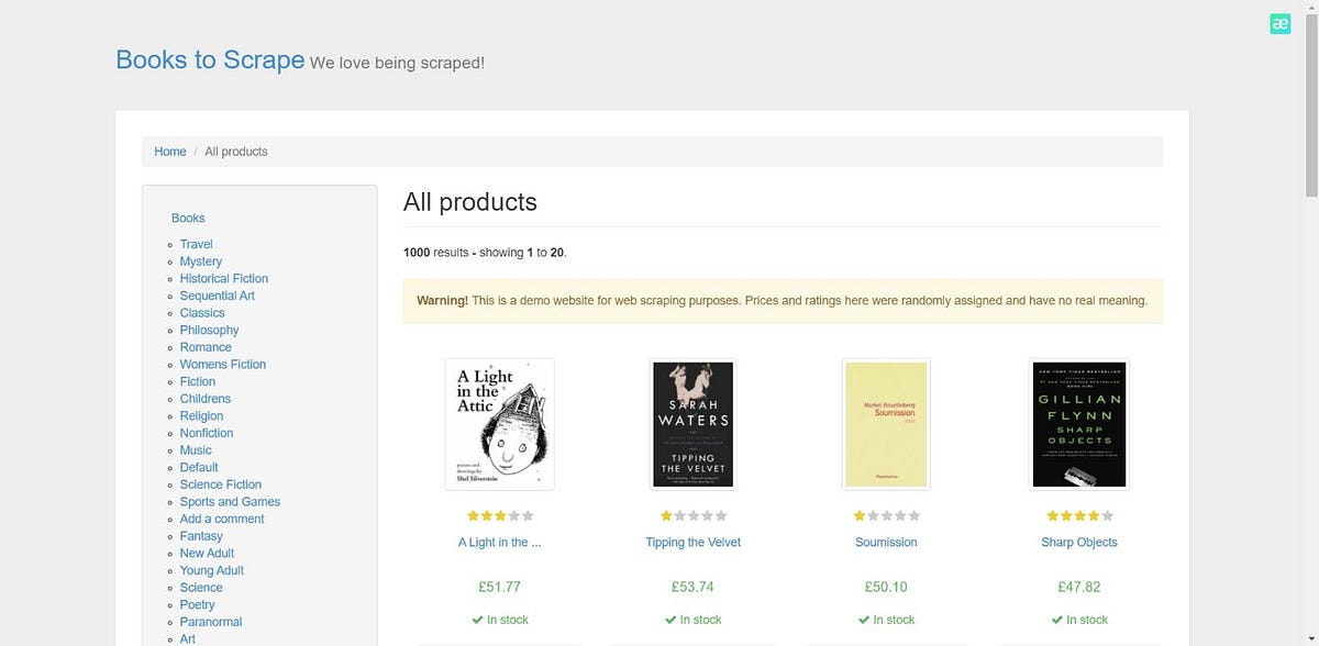 Web Scraping Tutorial #8 — Scrape data & image file using scrapy library | by A Faisal | Medium