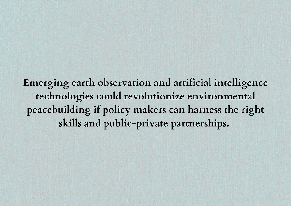 Addressing Climate-Related Security Risks: Leveraging the digital ...