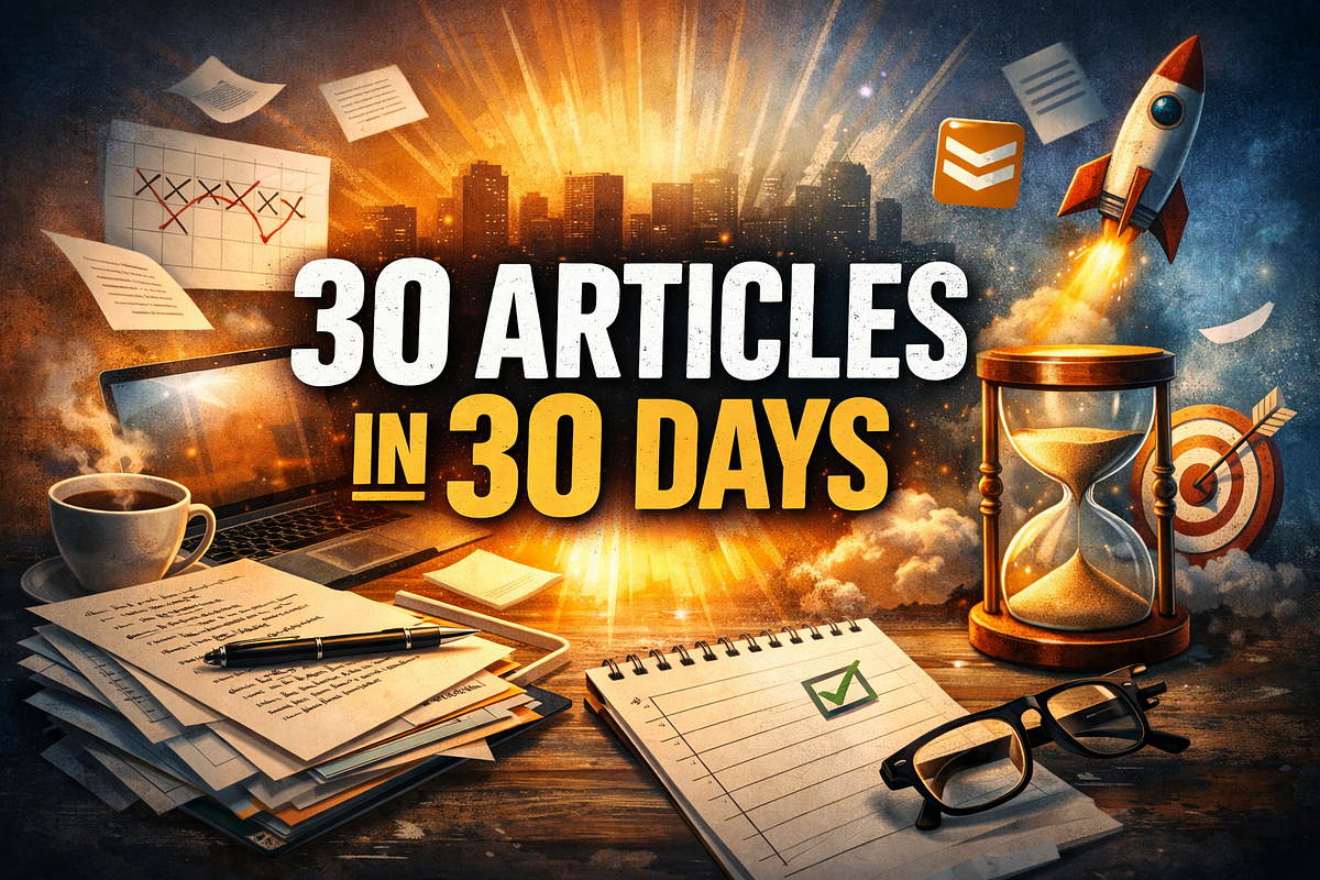 I Can Write 30 Articles in 30 Days — Here’s What Matters More Than You ...