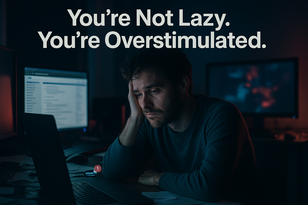You’re Not Lazy. You’re Overstimulated. | by Sam Anthony Sutton | Jun ...