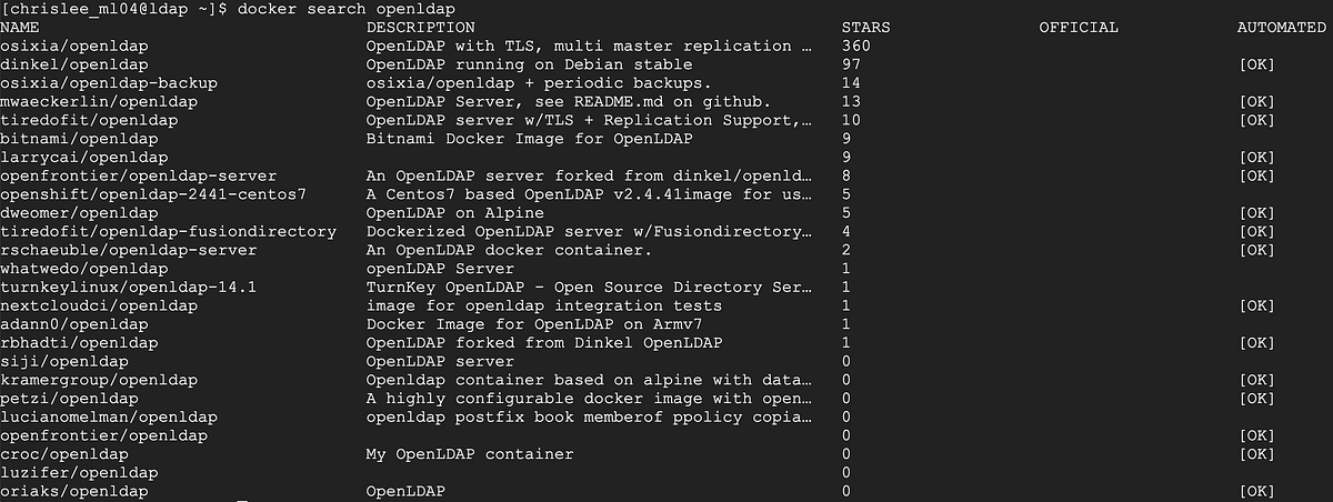 使用 Docker 建置 LDAP 系統. OpenLdap + phpldapadmin 安裝教學 | by Chris Lee | Medium