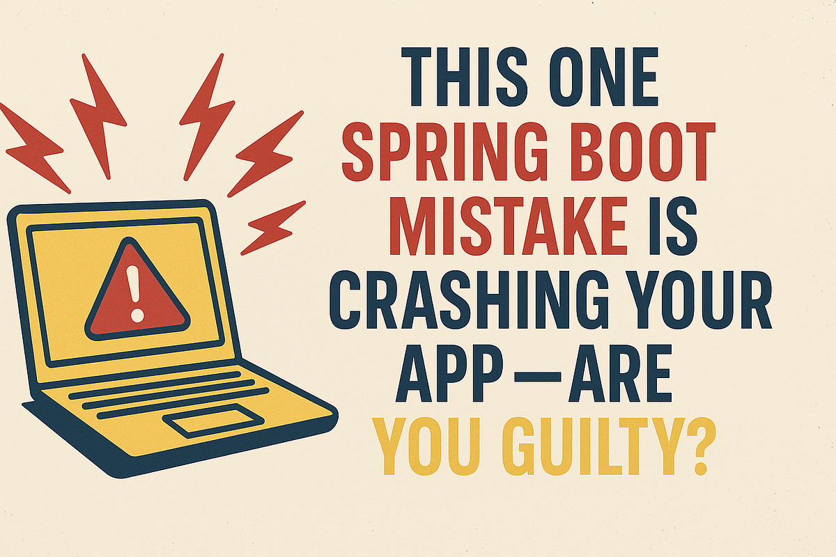 This One Spring Boot Mistake is Crashing Your App — Are You Guilty ...