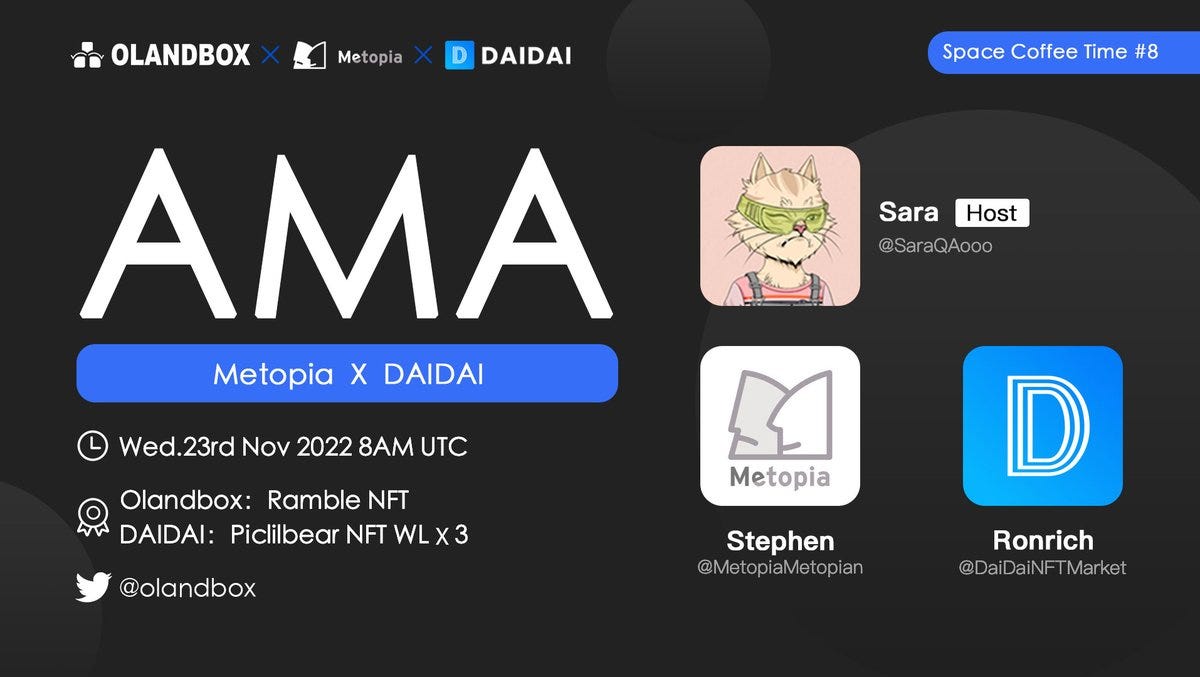 DAIDAI’s first AMA. Questions and answers you might have… | by Ronrich | Daidai.io | Medium