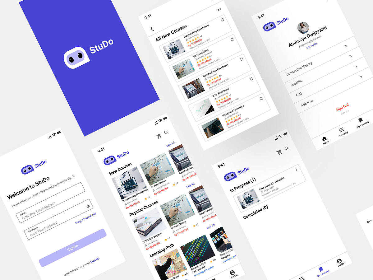 StuDo : Learning Management System for Mobile Apps — UX Case Study | by ...