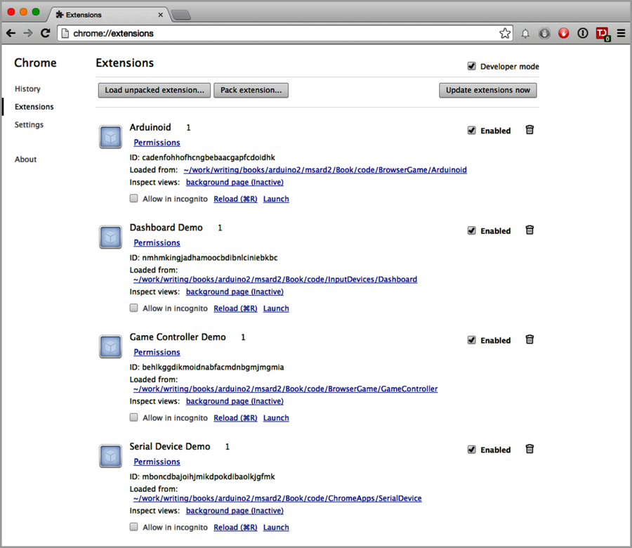 Starting the Chrome App | Arduino: A Quick-Start Guide, Second Edition by Maik Schmidt | The ...