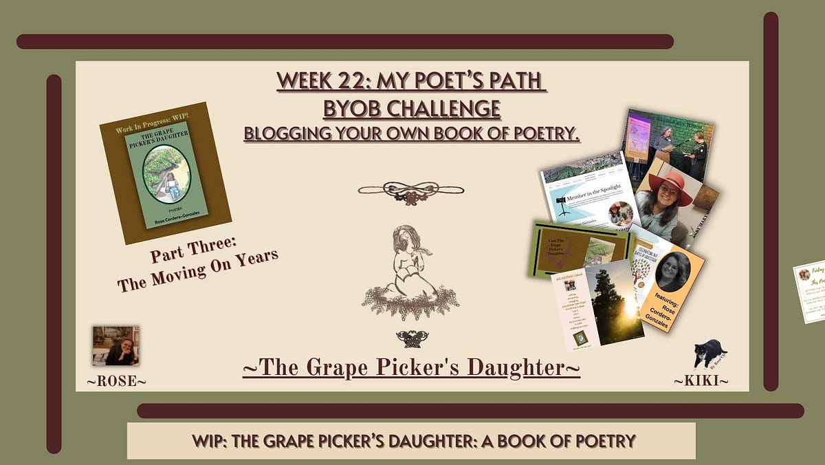 Blogging your own book of poetry: Part 3: The Moving On Years. | by ...