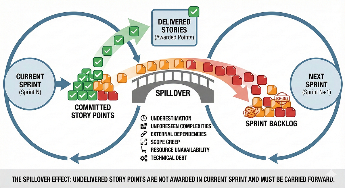 Reasons for User Story Spillover to the Next Sprint | by Hemant Panda ...