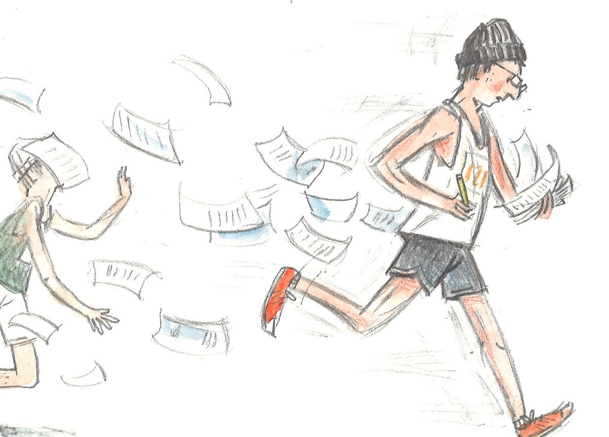 Writer’s Block. “Enough, Lucas! If you don’t have one… | by Tomer Friedman | Medium