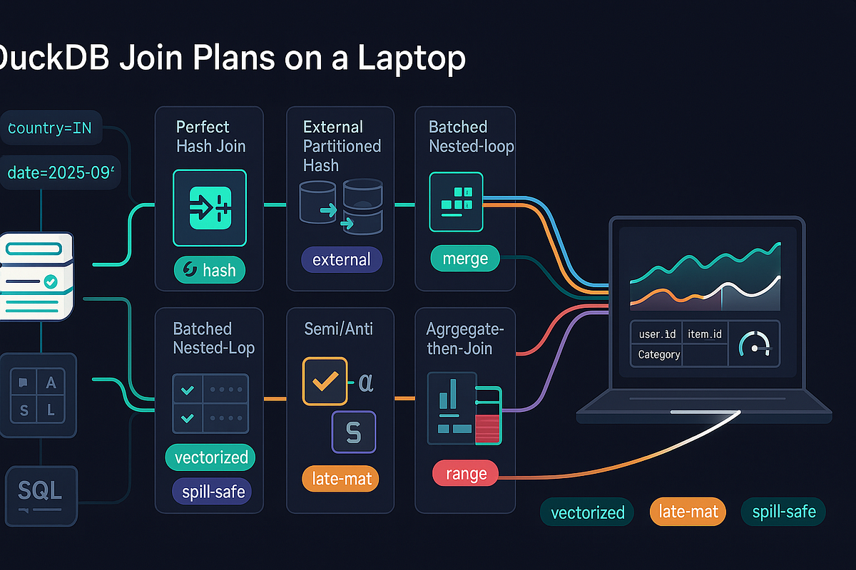 7 DuckDB Join Plans for Billion-Row Laptops | by Modexa | Sep, 2025 ...
