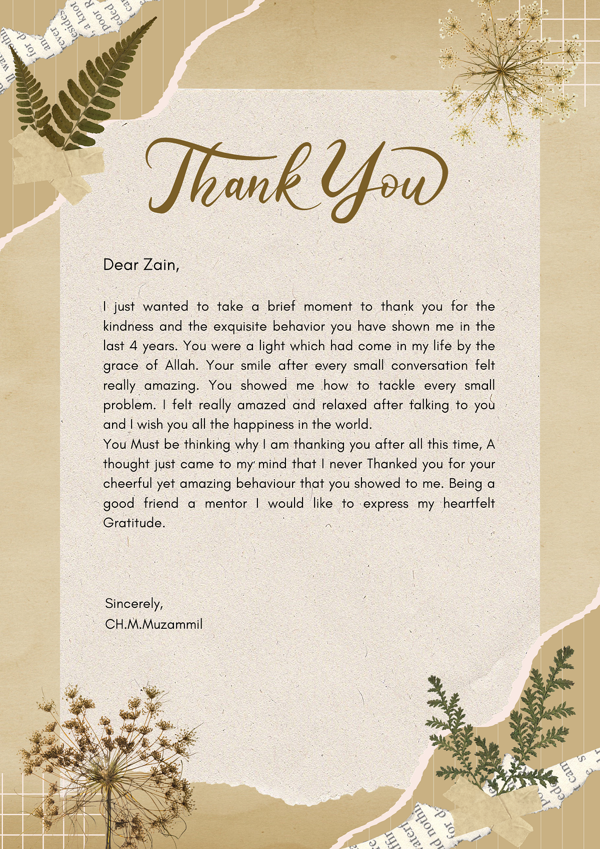 The Art of Gratitude: Reflecting on Writing and Delivering a Thank-You ...