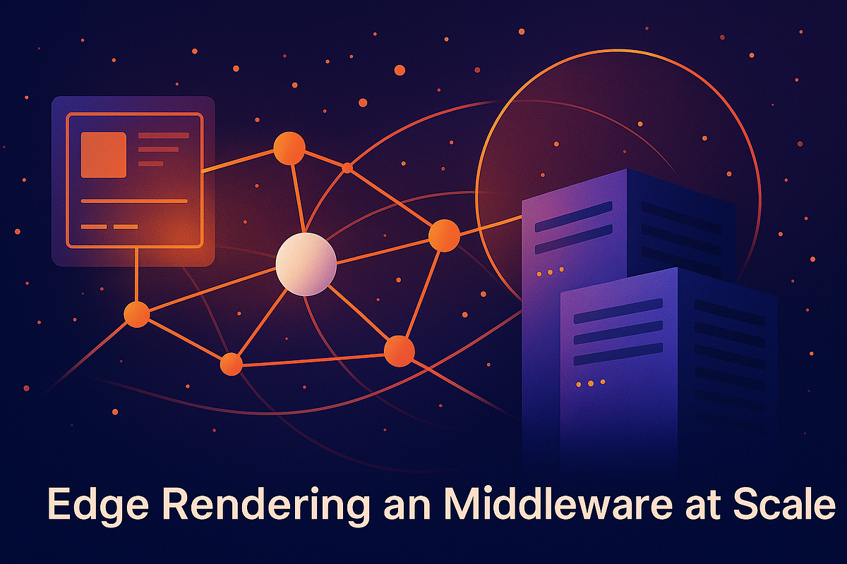 Edge Rendering and Middleware at Scale: An Infrastructure Perspective | by Melvin Prince ...